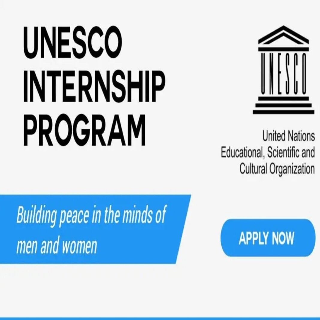 UNESCO Graduate Internships 2024